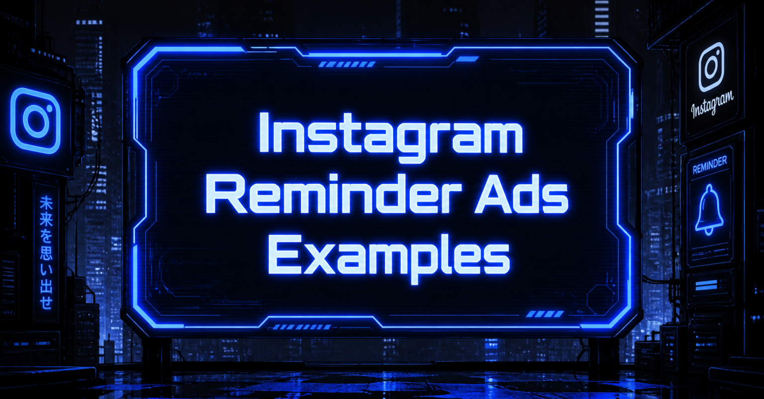 9 Instagram Reminder Ads Examples to Try in 2026